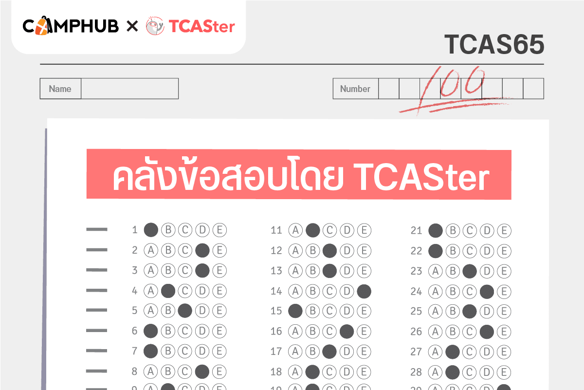 TCAS65: รวมสถิติข้อสอบออกบ่อยสำหรับ #dek65 [CAMPHUB up tcas with TCASter ] – CAMPHUB