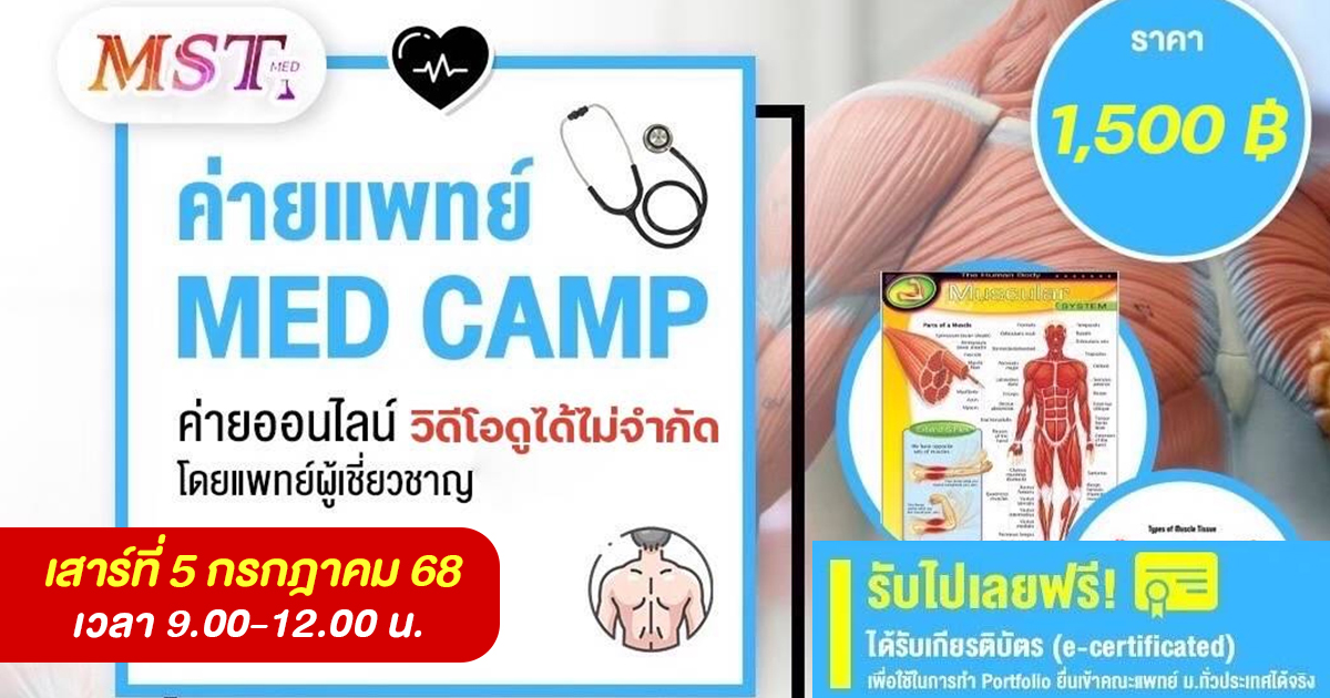 MED CAMP Muscular System ค่ายแพทย์ออนไลน์สุดเข้มข้น! - CAMPHUB